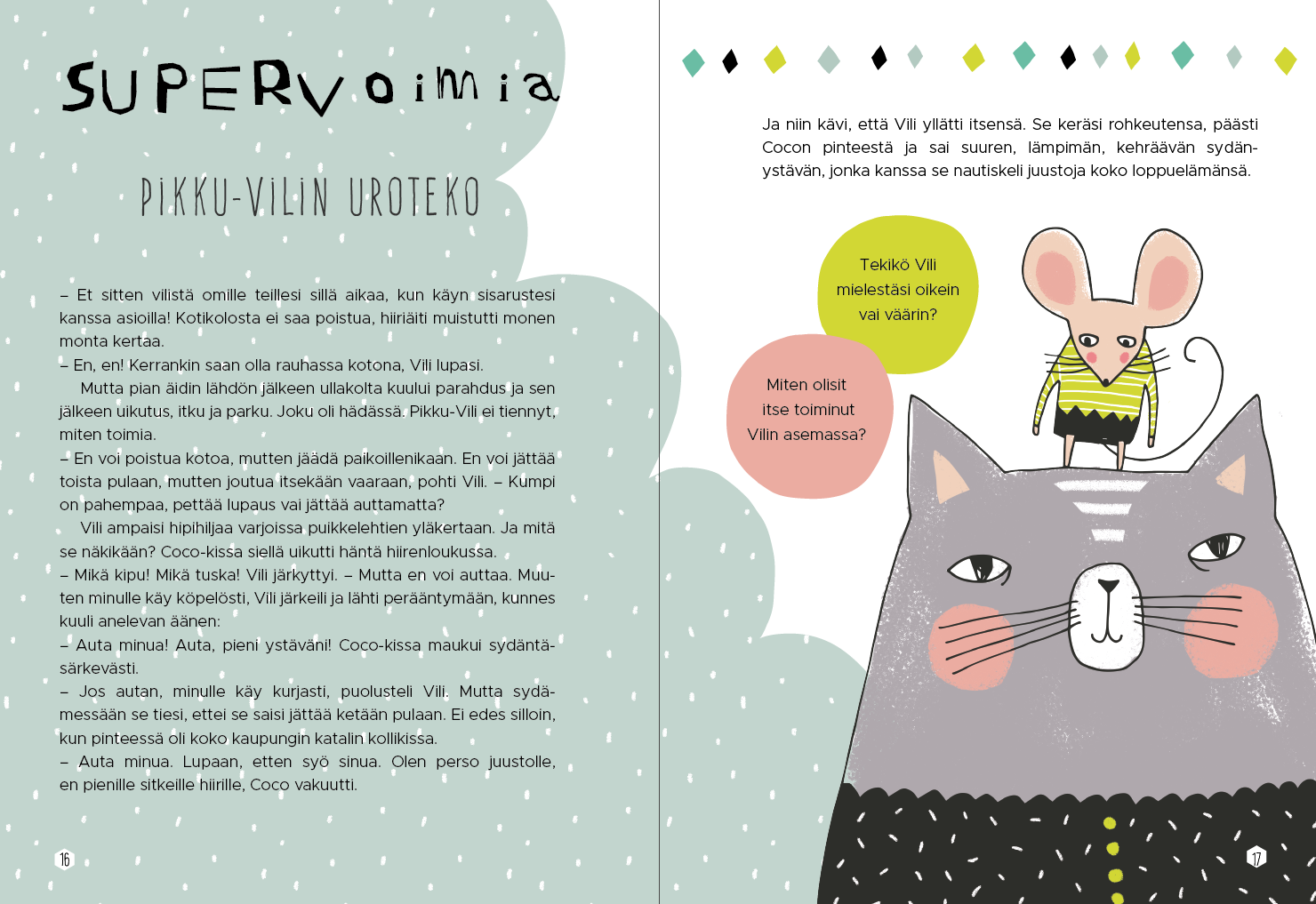 Lay out design – MIRA MALLIUS illustrator + writer + designer